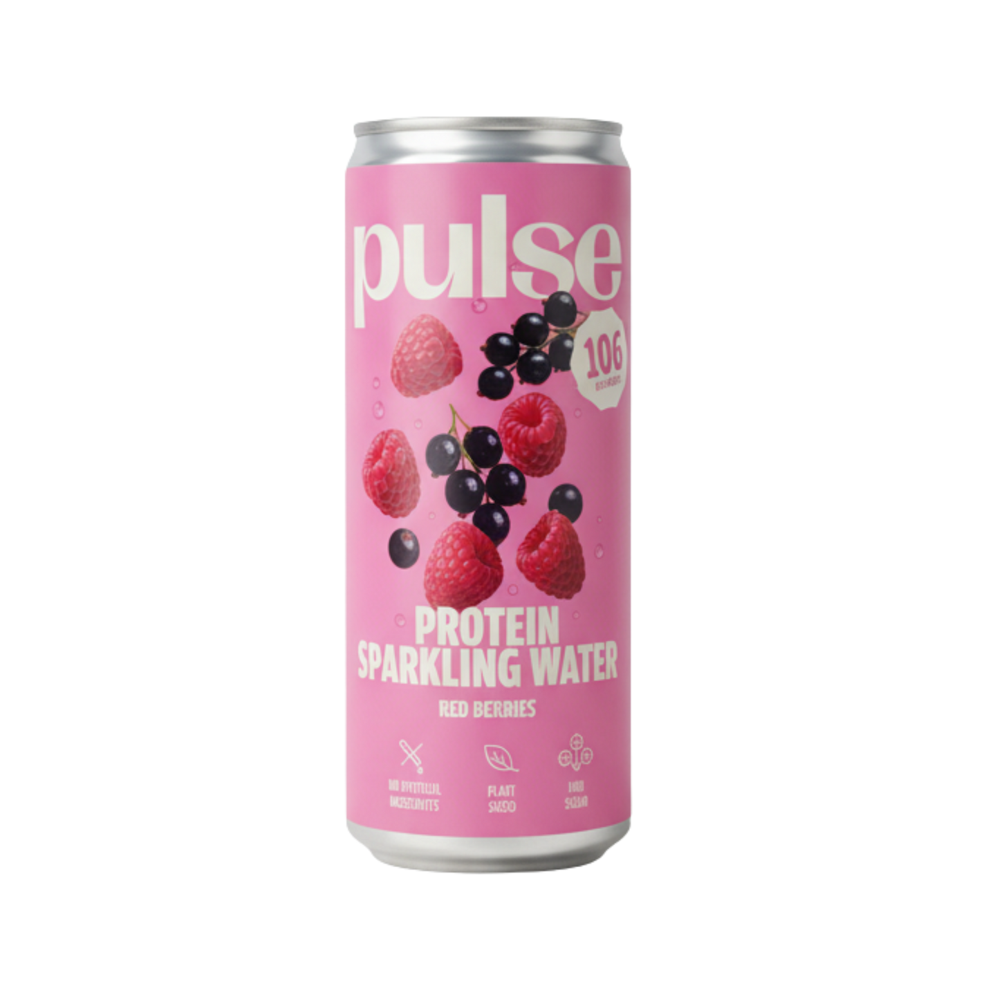 Eau Pétillante Protéinée Fruits Rouges 330ml - Boisson protéinée ...